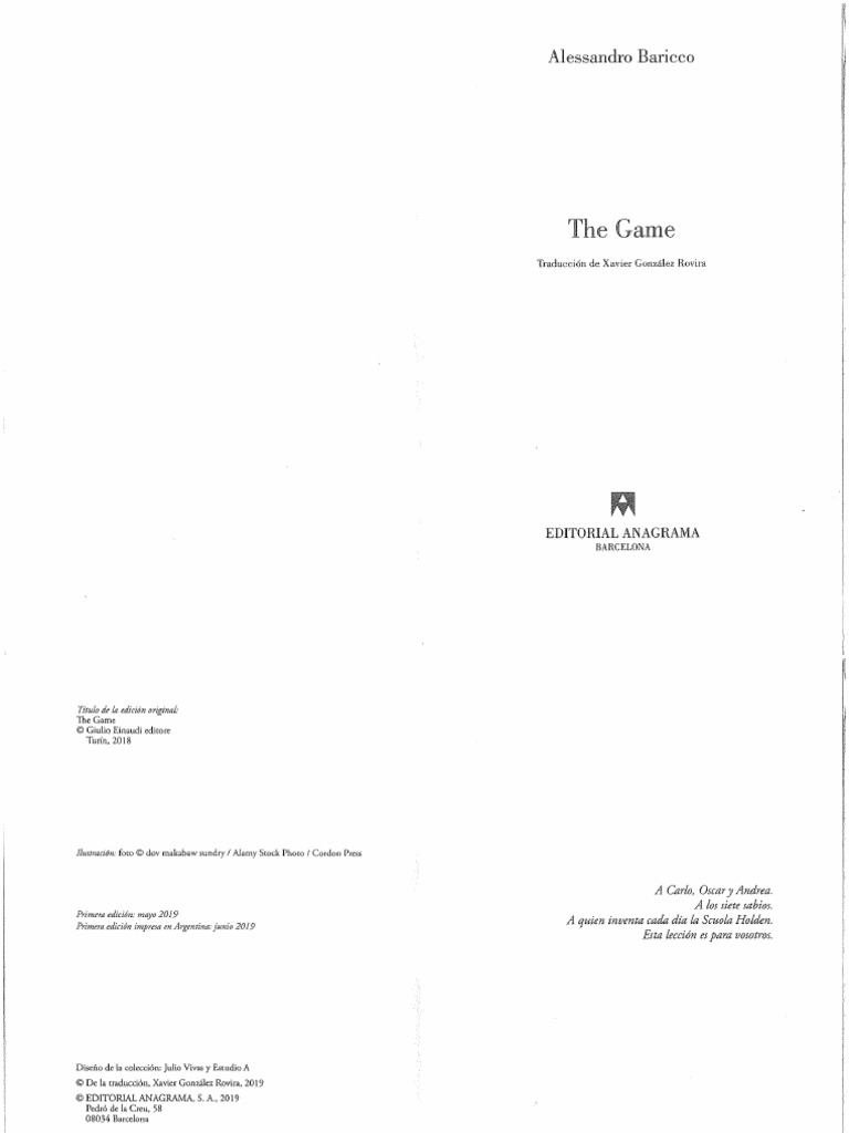 The Game | PDF