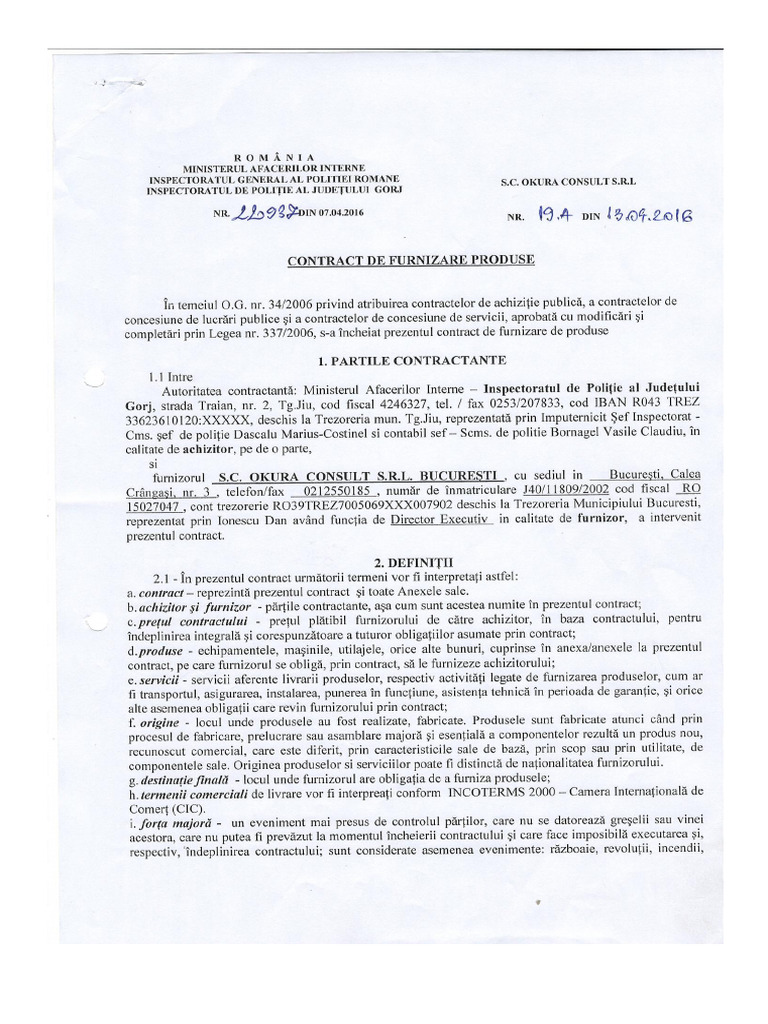 Contractul 3 | PDF