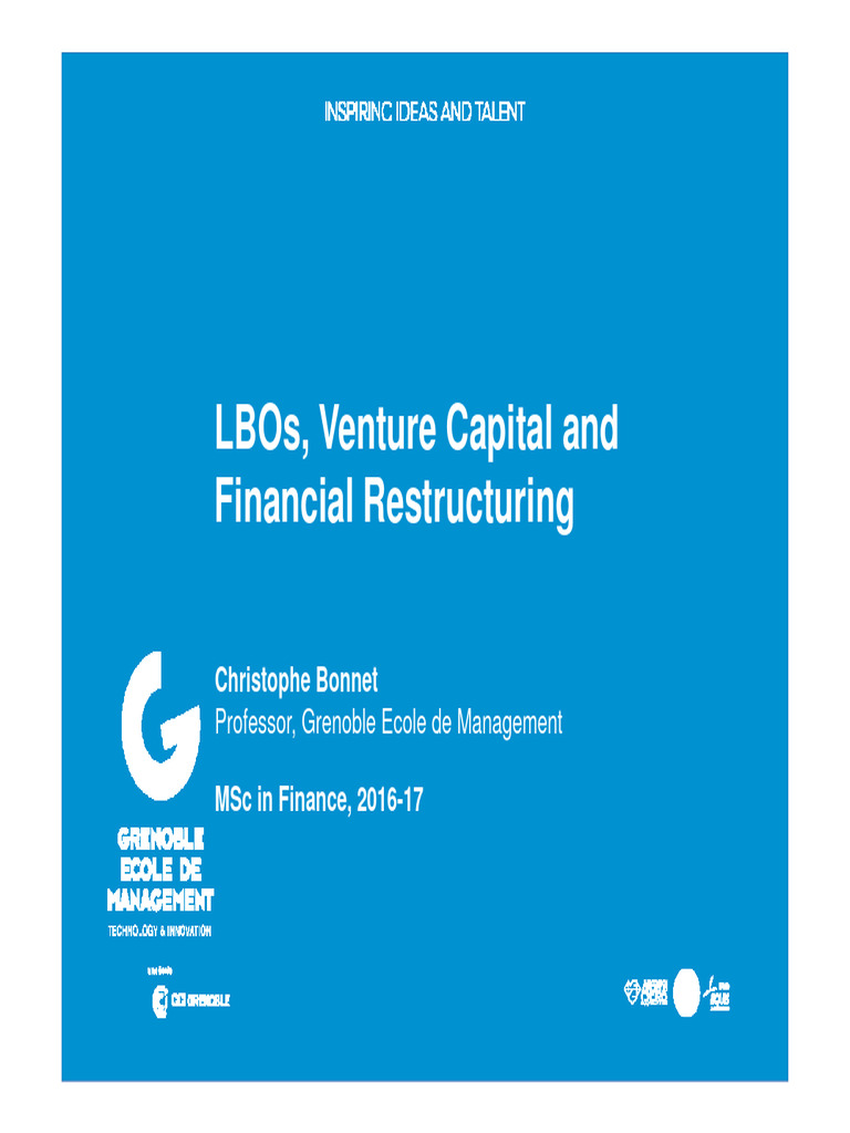 Lbo MSC Slides 2017 | PDF | Private Equity | Corporate Finance