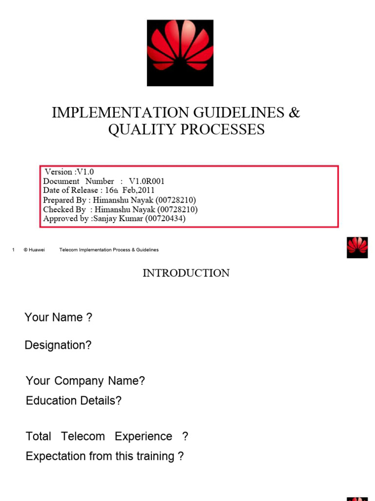 Huawei Safety Guidelines for Installation | PDF | Personal Protective ...