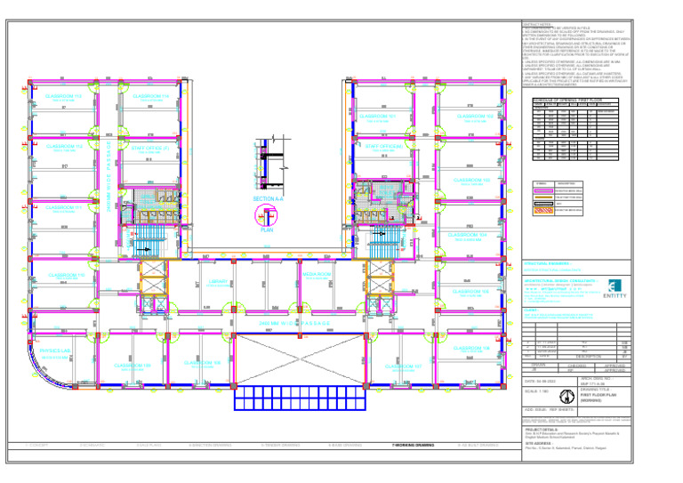 1st Floor Working Drawing 27.11.2023 | PDF | Chess | Chess Theory
