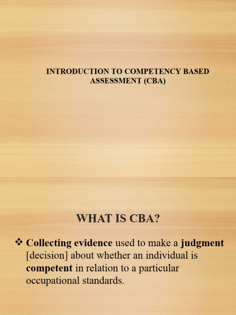 Competency Assessment Guide | PDF | Validity (Statistics) | Cognition