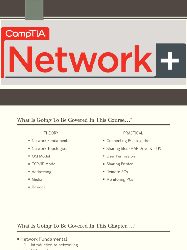 01 Network Fundamentals | PDF