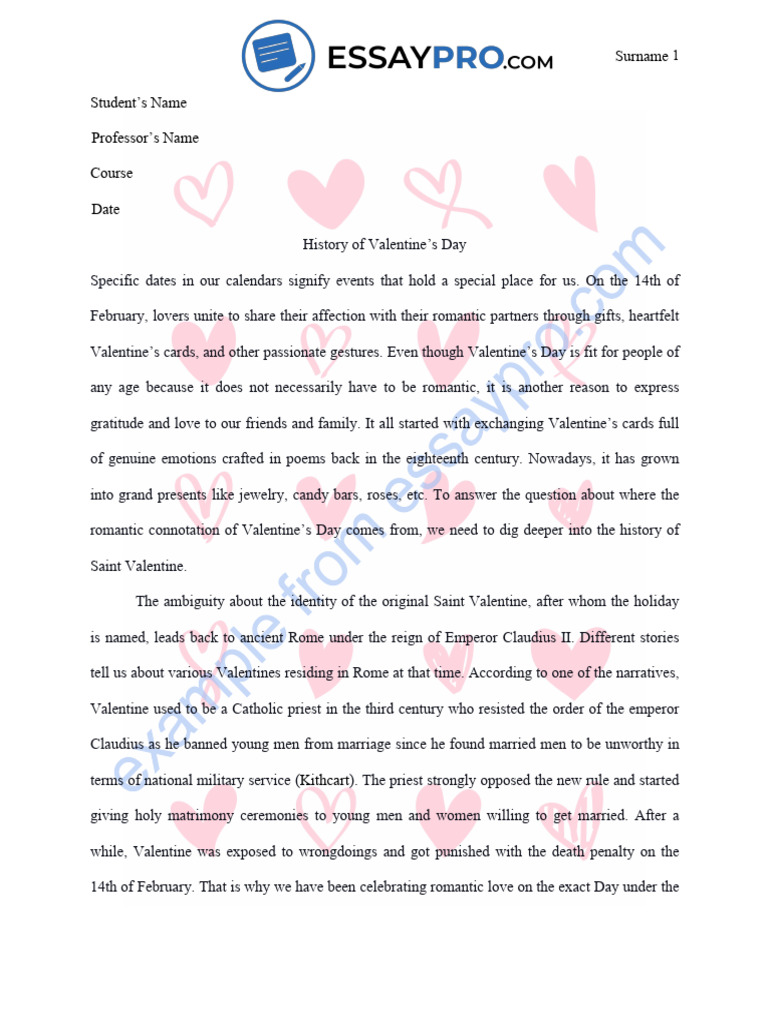 History of Valentine's Day | PDF | Valentine's Day | Love