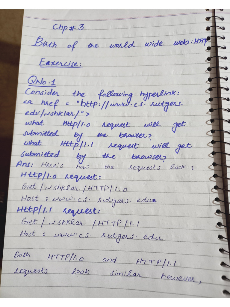 Web chp#3 Exercise | PDF