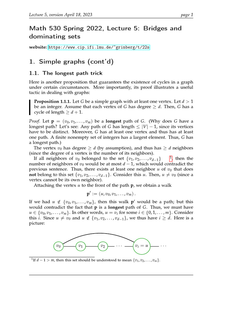 Lec 5 | Download Free PDF | Vertex (Graph Theory) | Mathematical Logic