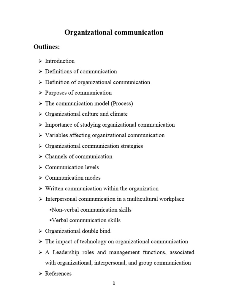 Understanding Organizational Communication | PDF | Communication ...