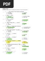 Grade 8 English Grammar 80 Questions Worksheet With Answers | PDF ...