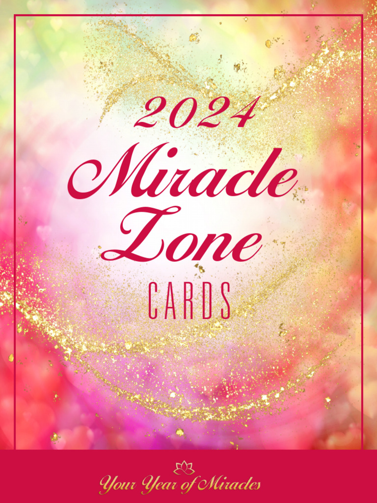 Miracle Zone Cards 2024 | Download Free PDF | Religious Belief And Doctrine