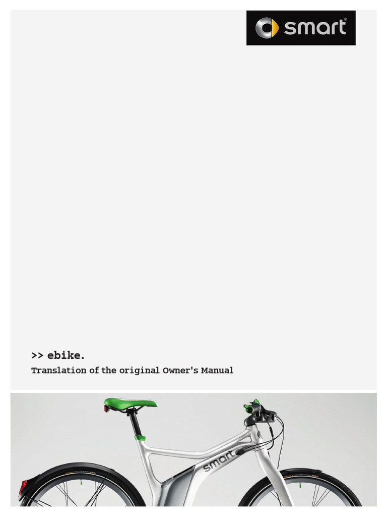 Smart Ebike Manual | PDF | Battery Charger | Belt (Mechanical)