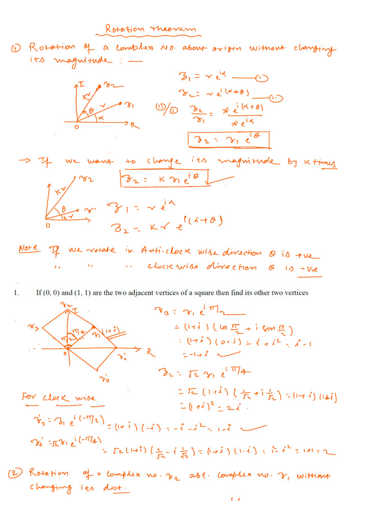 Maths Notes | PDF