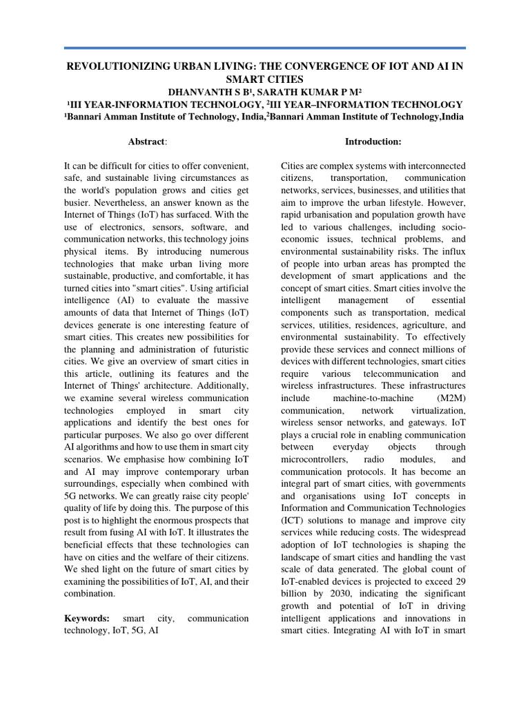 IEEE | Download Free PDF | Internet Of Things | Artificial Intelligence