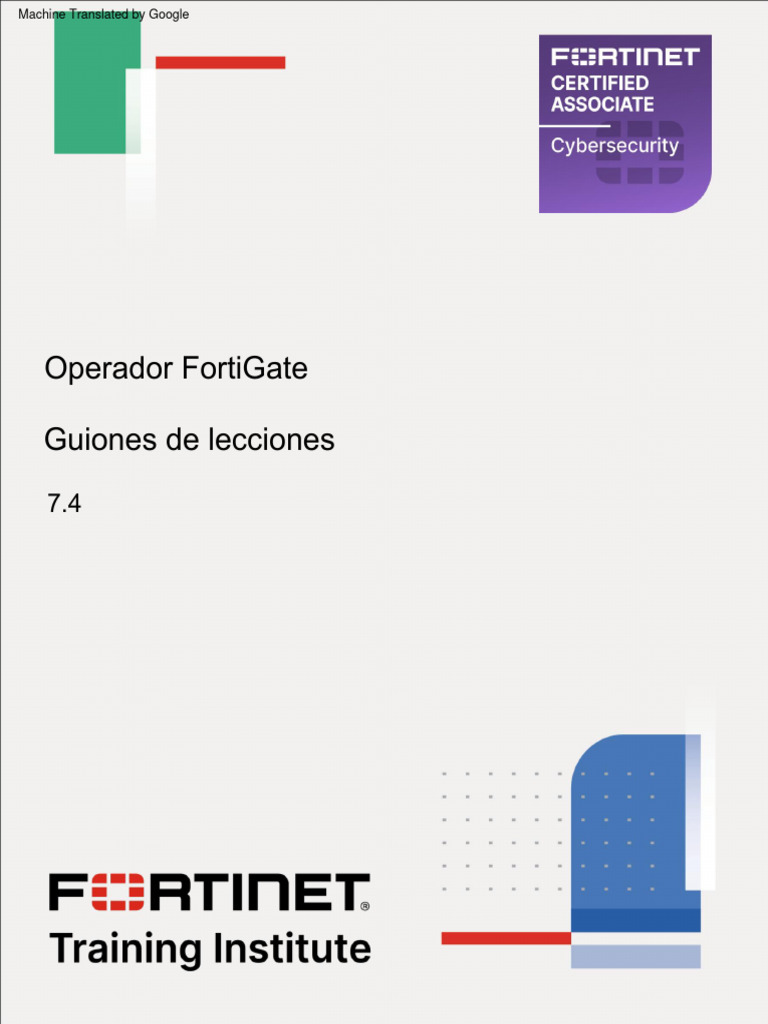 fortiOS Traducao | PDF | Transport Layer Security | Enrutador (Computación)