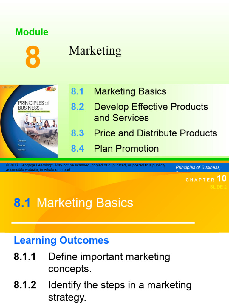 Module 8 - Marketing | PDF | Marketing | Prices