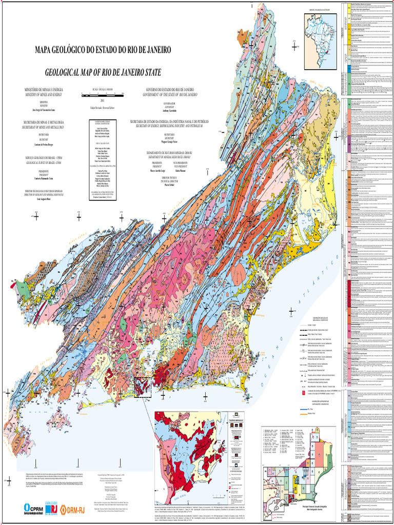 Mapas Estado RJ3 | PDF | Sedimentologia | Geociências