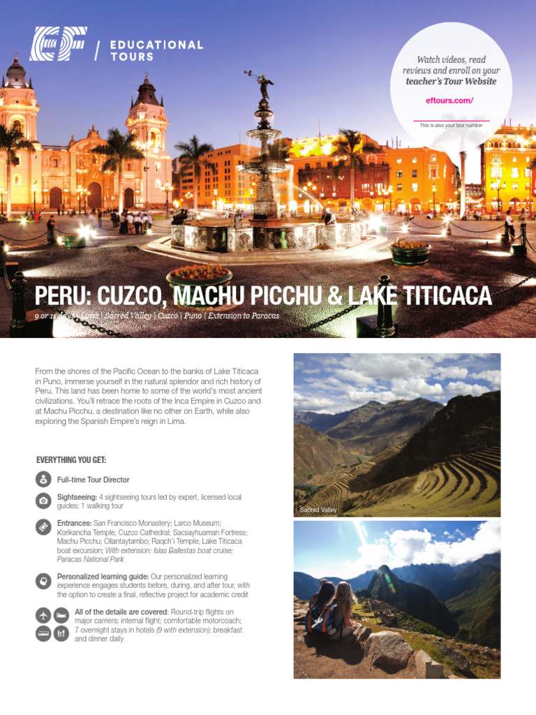 Peru Full Itinerary Brochure | PDF