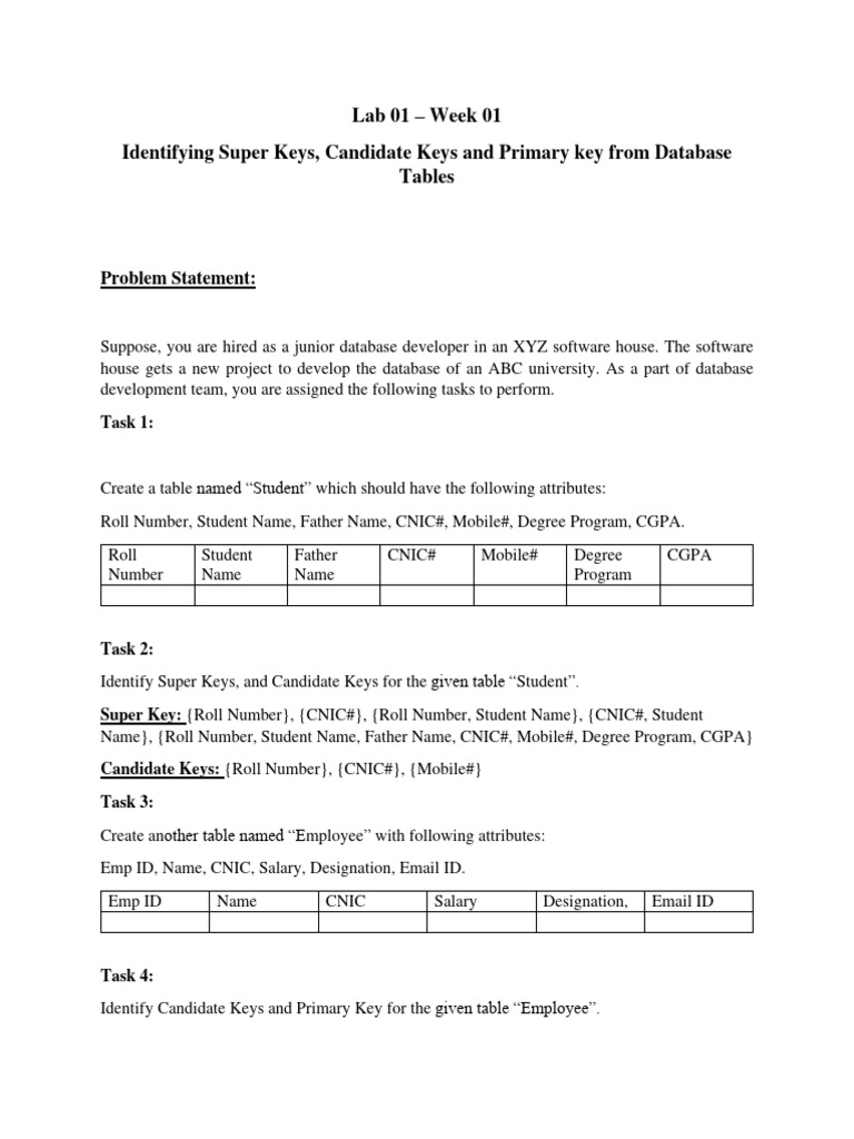 Lab 01 Week 01 Solution Pdf 