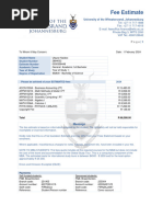 Fee Statement | PDF | Fee | Payments