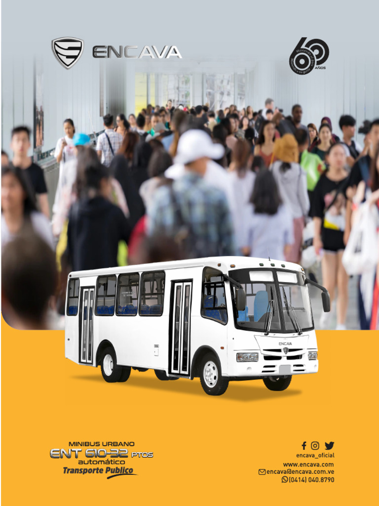 Encava Minipullman Ent 610 32 Puestos Automatico Transporte Publico | PDF