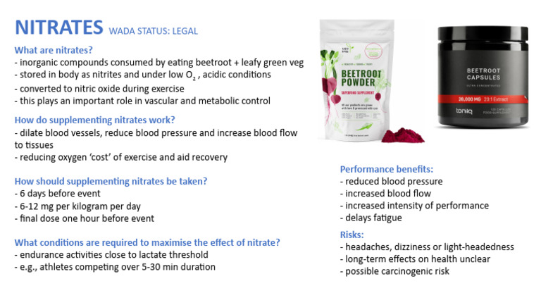 Nitrate | PDF | Wellness