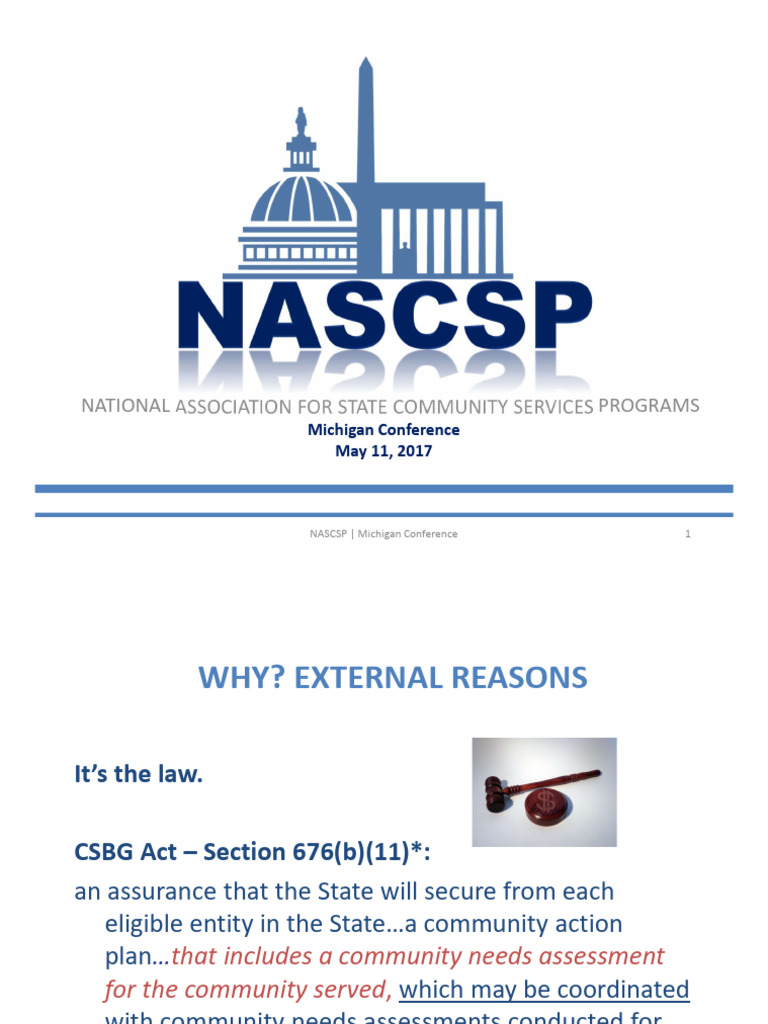 Community Needs Assessment-NASCSP | PDF | Survey Methodology | Poverty