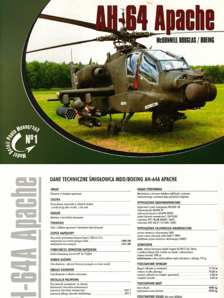 AH-64 Apache (Model Detail Photo Monograph 1) (PDFDrive) | PDF
