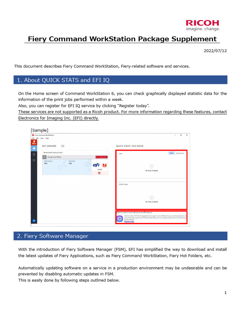 Fiery Command WorkStation Package 6.8 Supplement | PDF | Workstation ...