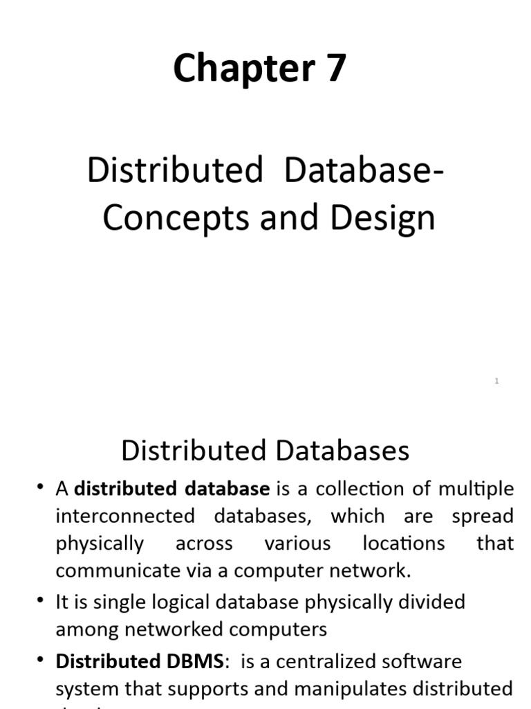 Chapter 7 | PDF | Databases | Information Technology Chapter 7 | PDF | Databases | Information Technology