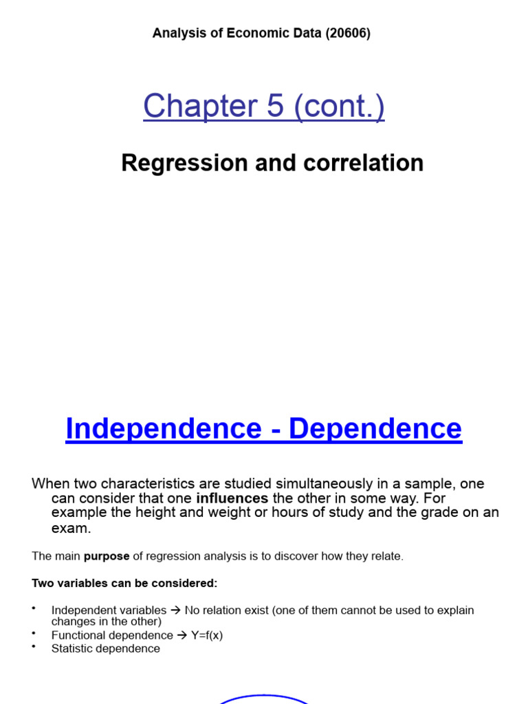 Chapter 5 - Eng | PDF | Coefficient Of Determination | Regression Analysis