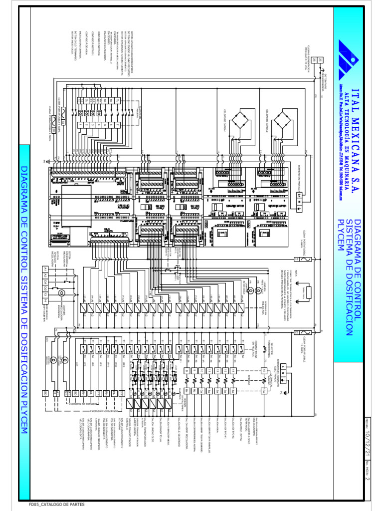 DIAGRAMA DE CONTROL 1 | PDF | Ingenieria Eléctrica | Equipo eléctrico