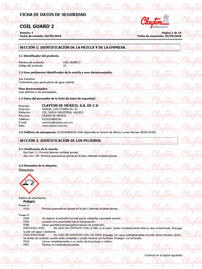 15 COIL GUARD-Calderas L-2 L-3 | PDF | Agua | Quemar