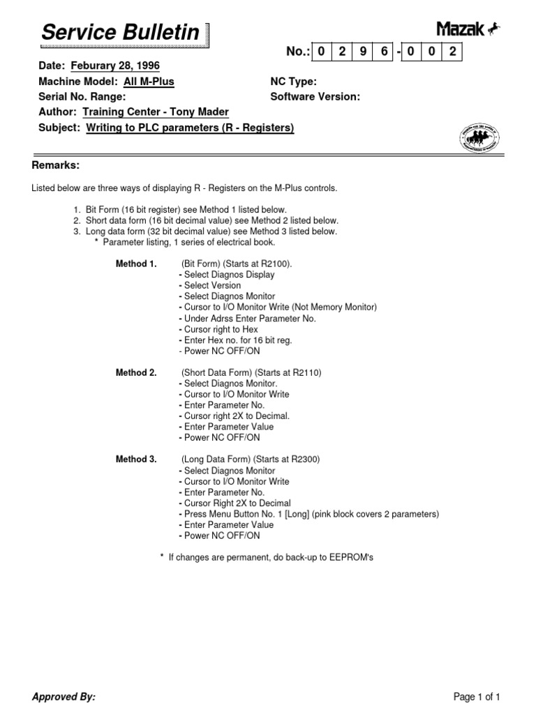 Service Bulletin | PDF | Computer Data | Office Equipment
