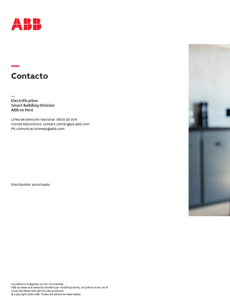 Brochure Placas Origen - ABB | PDF | Componentes eléctricos ...