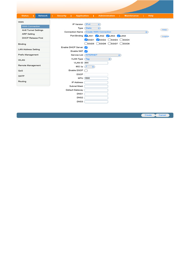WAN and LAN Configuration Guide | PDF