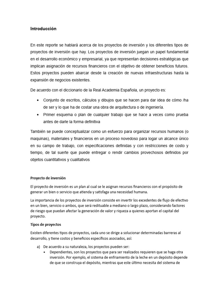 Reporte de Investigacion | Descargar gratis PDF | Business | Inversiones