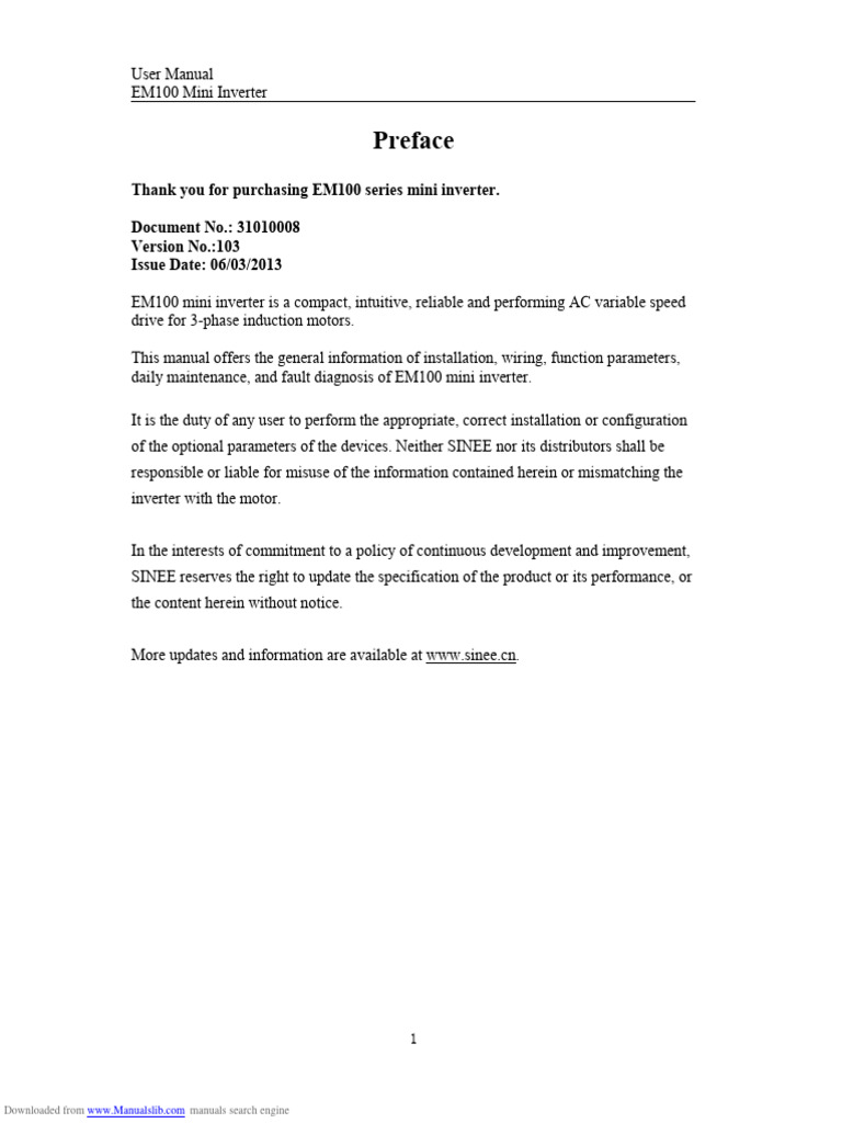 Preface | Download Free PDF | Power Inverter | Electric Motor