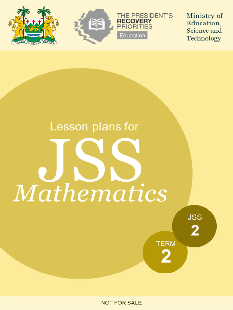 Maths JSS 2 Term 2 | PDF | Area | Rectangle