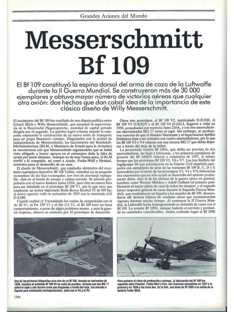 EIA T07 Bf-109 | PDF