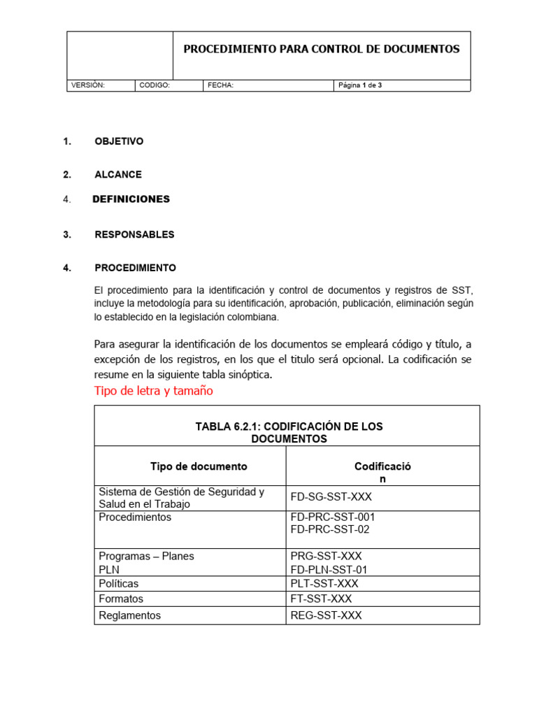 Procedimiento Control de Documentos | PDF | Informática