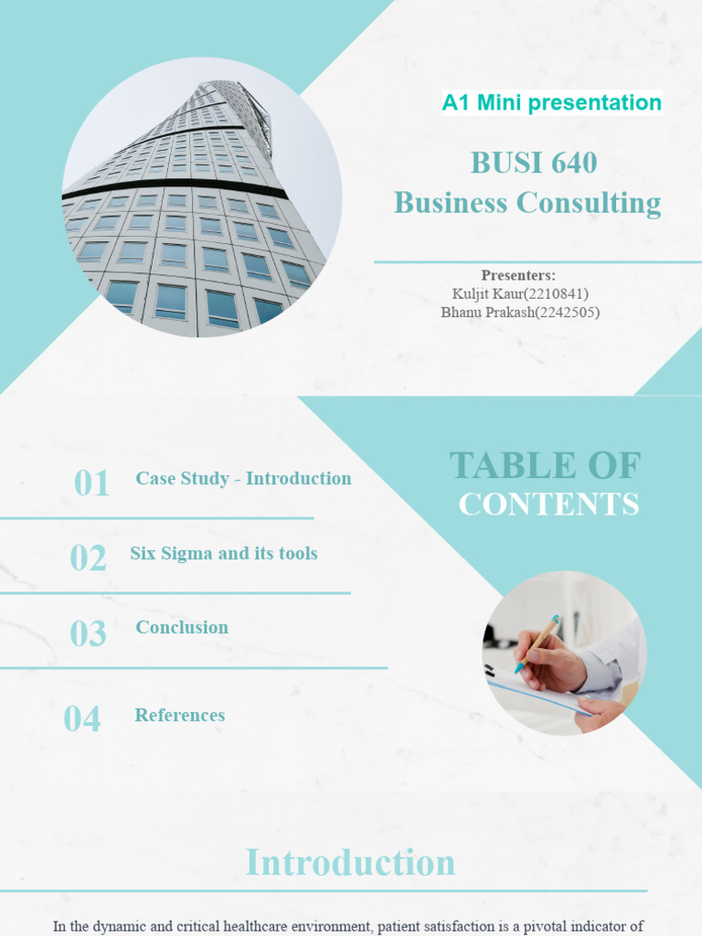 A1 - Mini Presentation - Sigma | Download Free PDF | Six Sigma | Patient