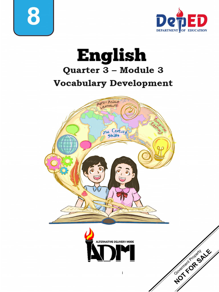 Eng8 Q3 Mod3 Vocabulary-Development v5 | PDF | Propaganda | Word