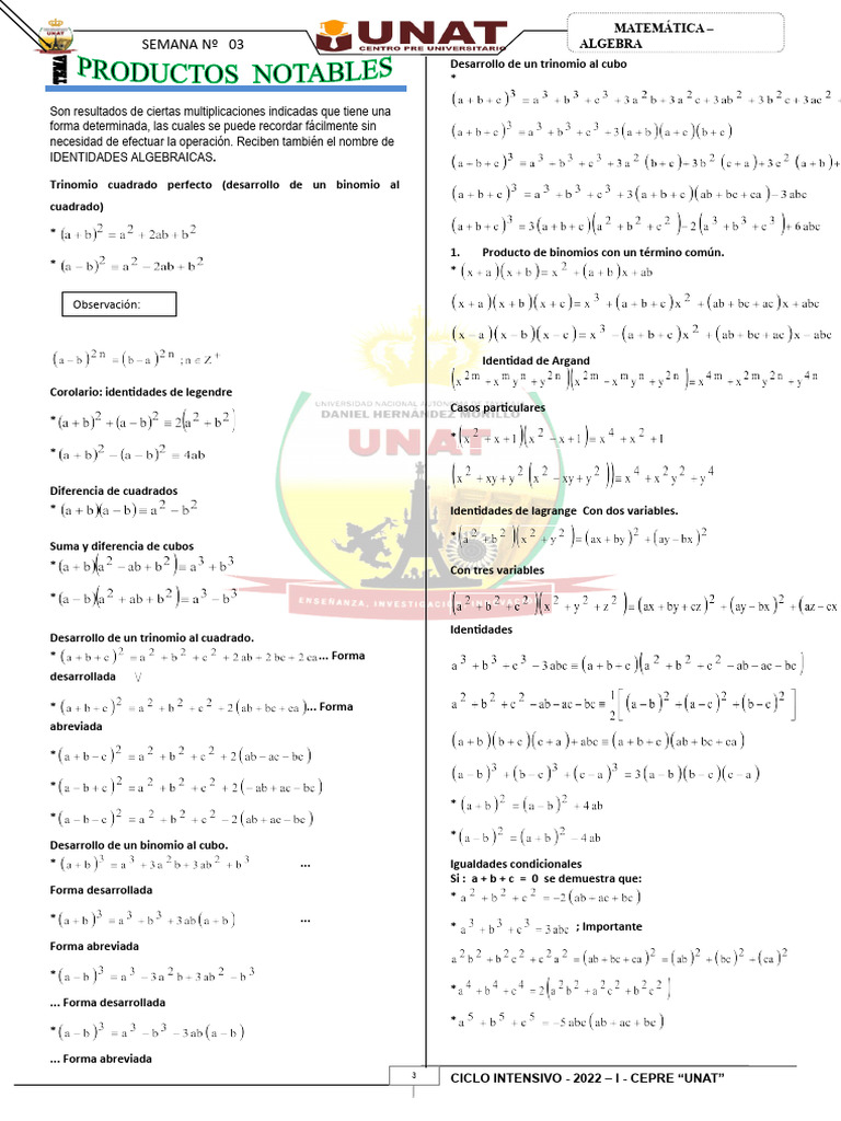 Algebra Pre | PDF | Álgebra | Conceptos matemáticos