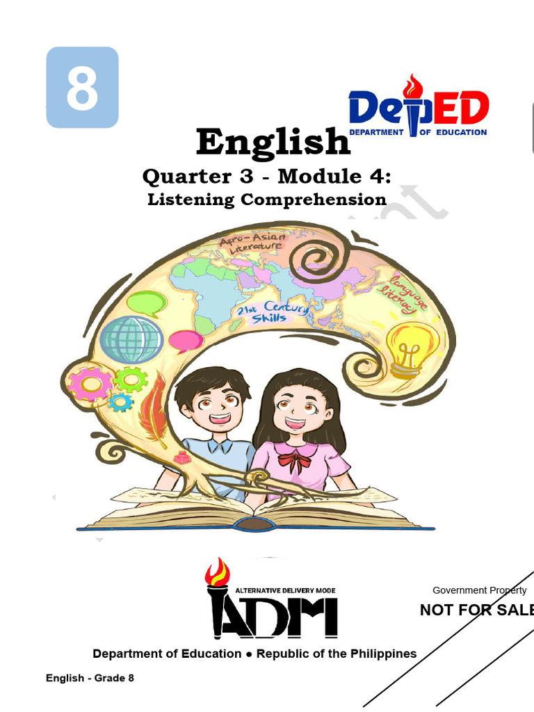 Eng8 Q3 Mod4 Listening-Comprehension v5 | PDF | Consumerism | Speech