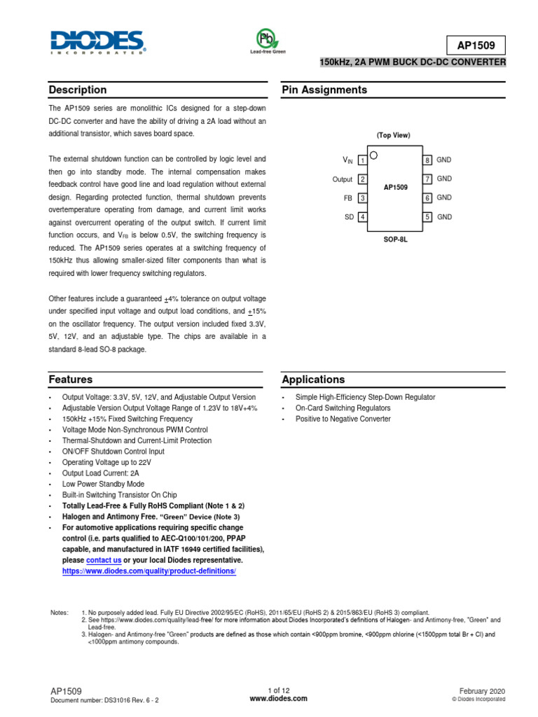 AP1509 | PDF | Electronic Engineering | Computer Engineering