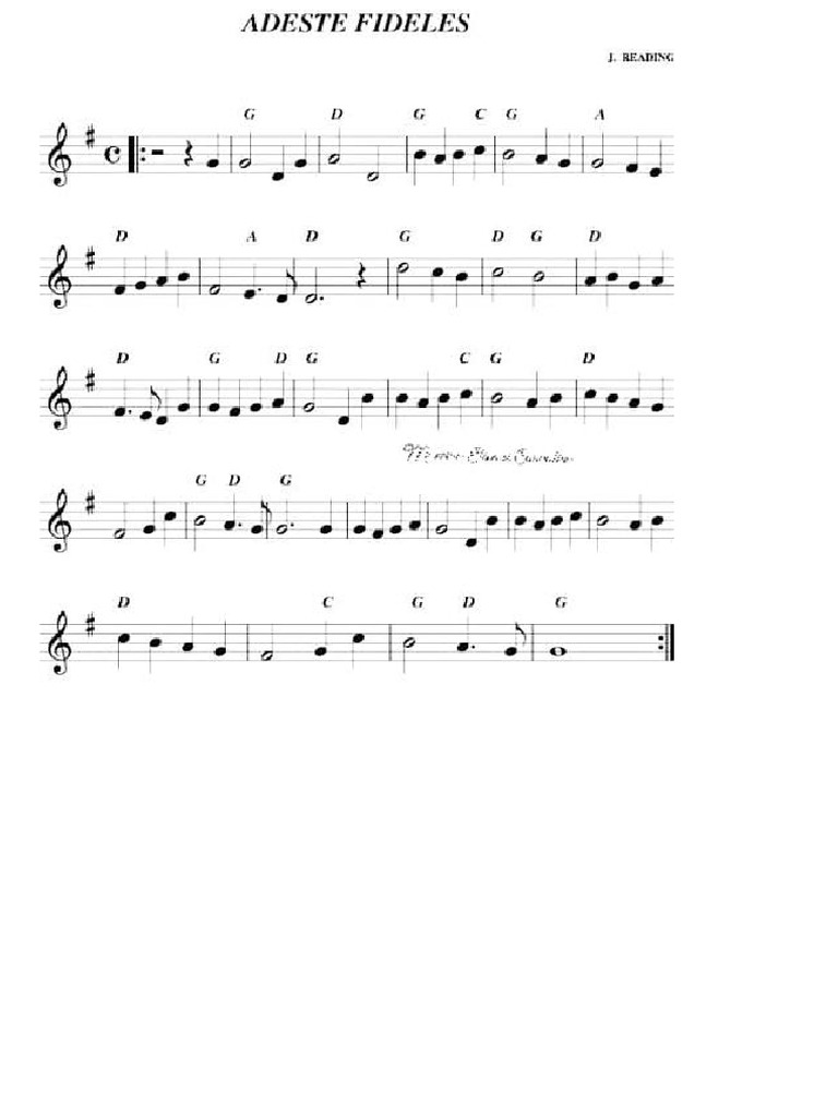 Adeste Fidelis | PDF