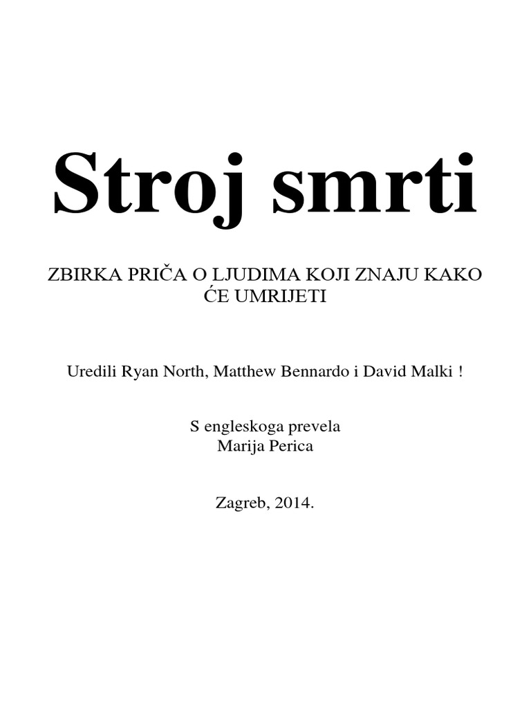 Stroj Smrti, David Malki | PDF