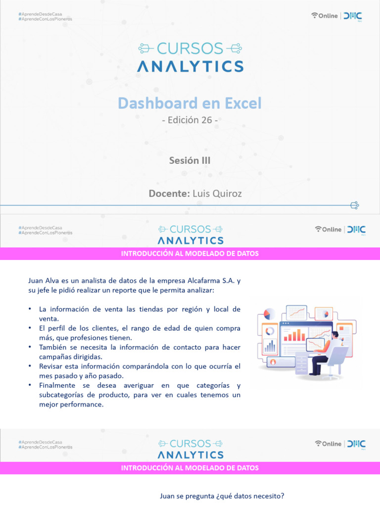 Dashboard en Excel S.3. | PDF | Bases de datos | Gestión de datos
