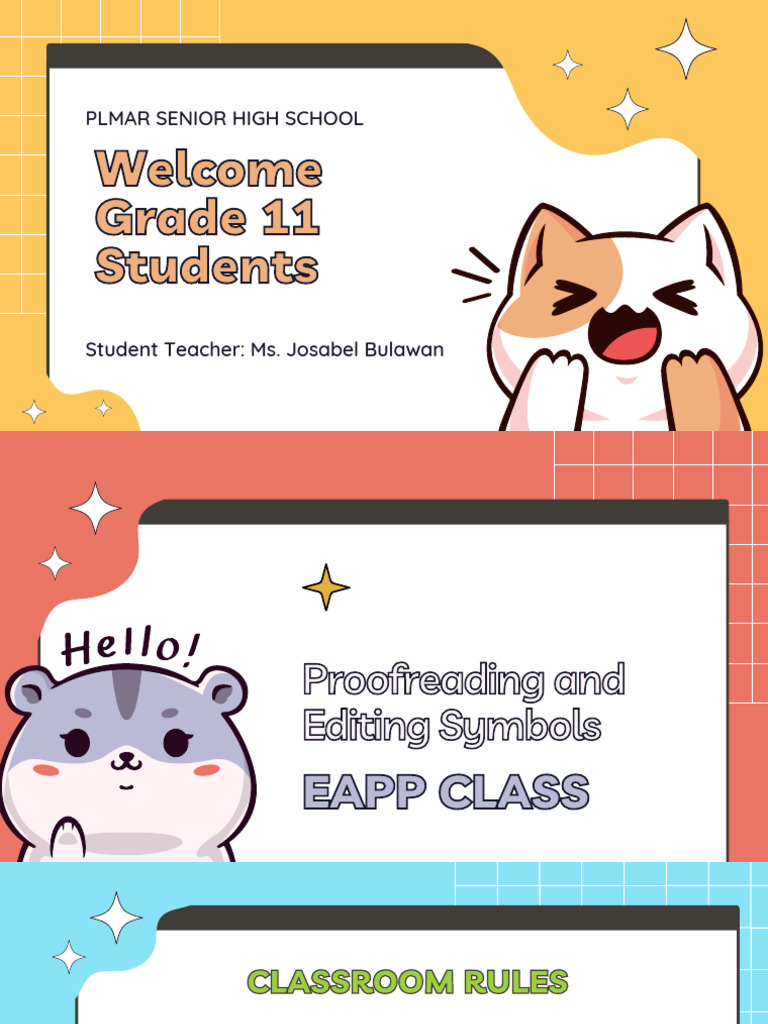 3 Yellow Red Playful Illustration Class Syllabus Education Presentation ...