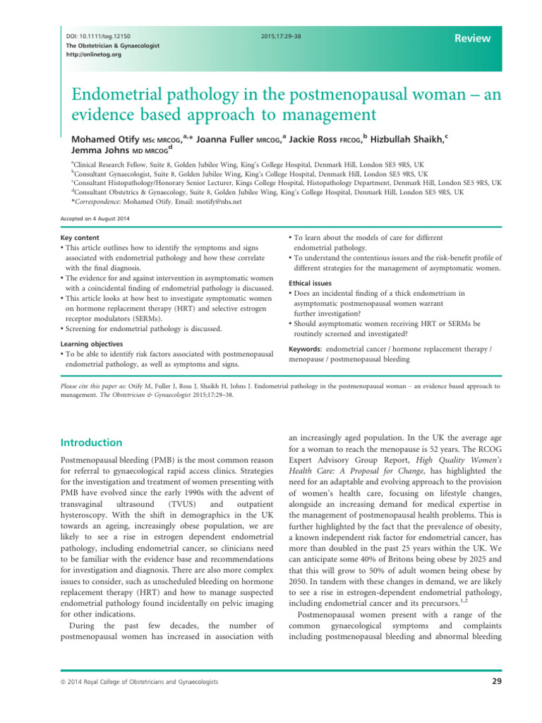 Tog 12150 | PDF | Menopause | Hormone Replacement Therapy