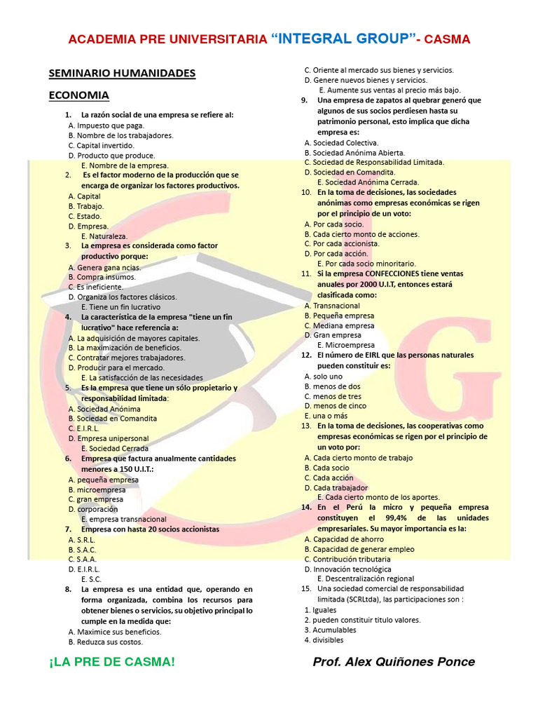 Seiminario - Casma 09 | PDF | Percepción | Business
